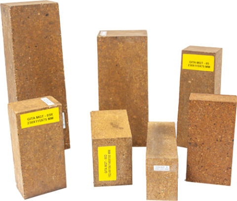 Magnesite (MGT) Bricks | Gita Refractories