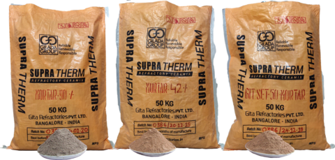 Fire Clay Mortar | Gita Refractories